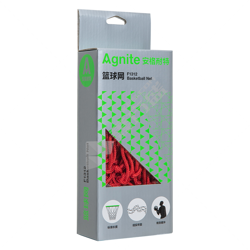 得力deli 安格耐特F1312篮球网 F1312 白+红 (单位:副)-融创集采商城