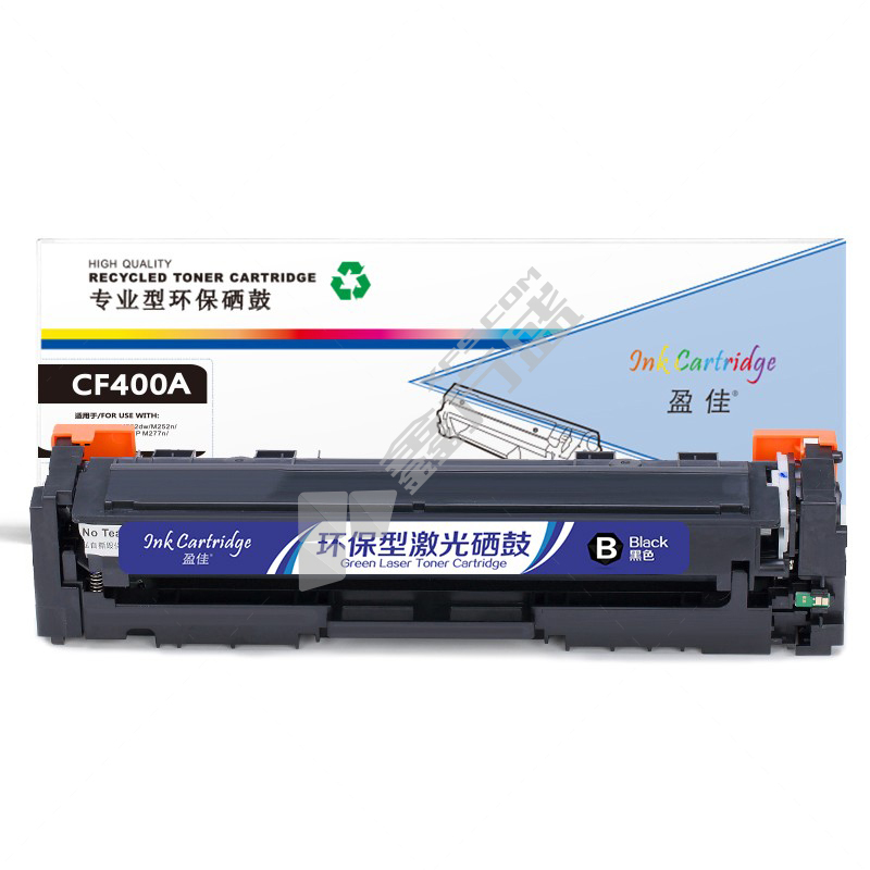 盈佳 黑硒鼓-1.5K 带芯片 YJ-CF400A 201A -B YJ-CF400A(201A)-B 黑色 常规 (单位:支)-融创集采商城