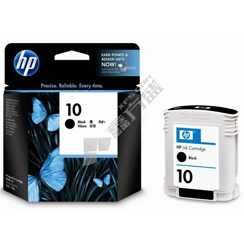 惠普HP 墨盒C4844A 10 黑墨 惠普C4844A(10)黑墨 黑色 常规 (单位:个)-融创集采商城