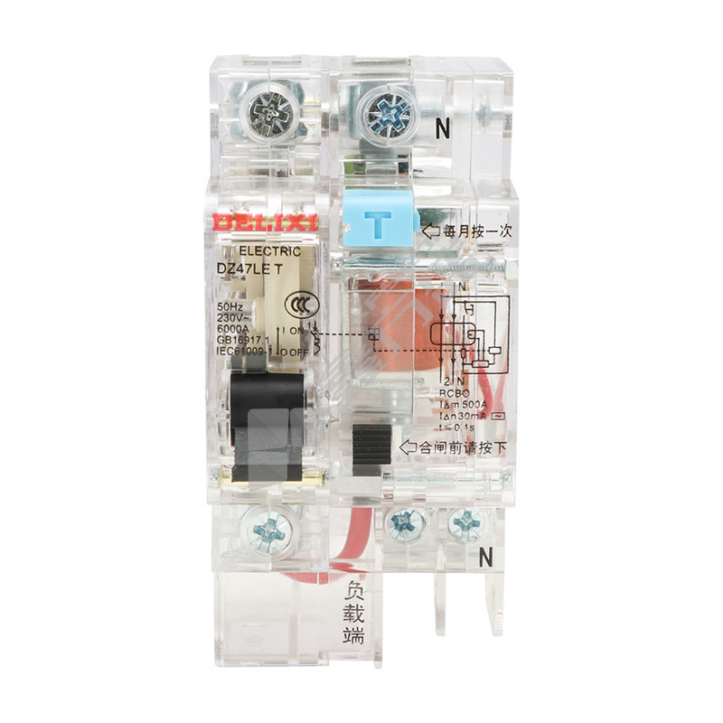 【德力西DELIXI 透明小型断路器DZ47LE系列1P+N DZ47LE系列1P+N 16A 30mA 1P+N多少钱】DZ47LE系列1P+N/16A/30mA/1P+N-鑫方盛