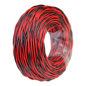 【上上 100米 低烟无卤阻燃A类耐火双绞线 WDZAN-RYJS 300/500V 2*1.5平方 红黑色多少钱】WDZAN-RYJS-300/500V-2*1.5平方-红黑色-鑫方盛