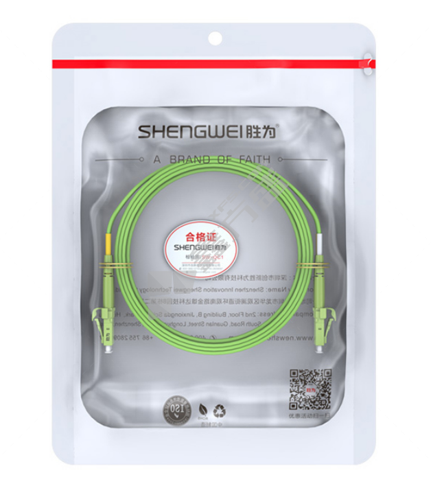 胜为 BOM50001 工程电信级万兆光纤跳线 3米/卷 LC-LC网线多模双芯 OM5网络收发器尾纤光纤连接线 (单位:卷)-融创集采商城