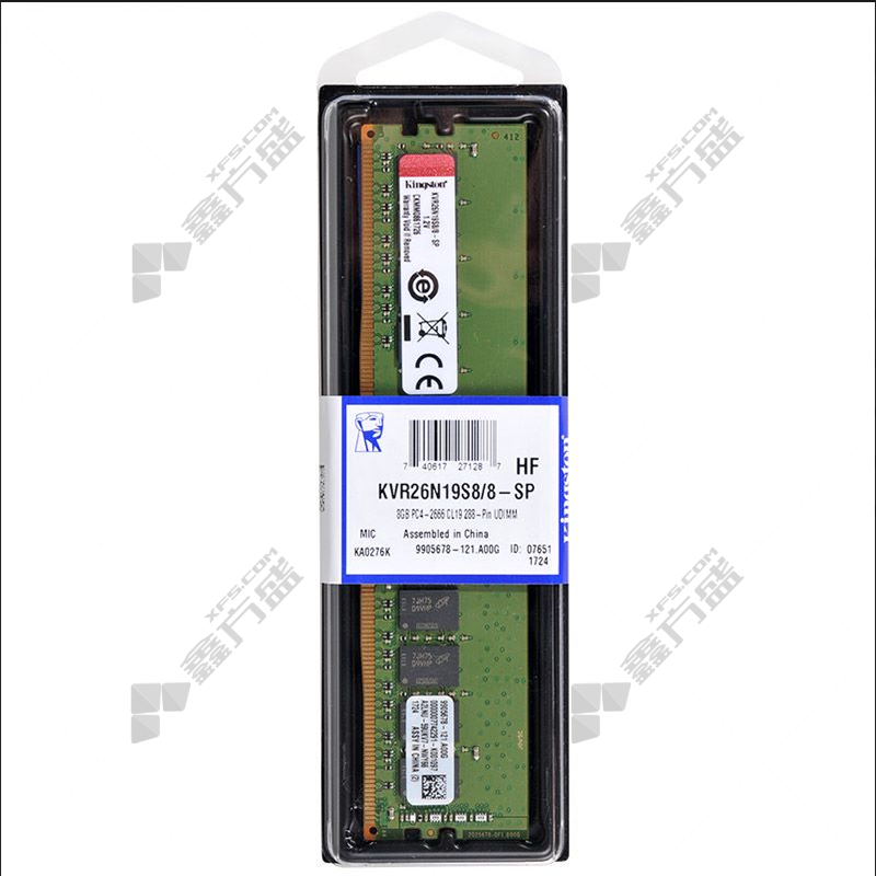金士顿 KVR DDR4 2666 8GB 台式机内存条 KVR26N19S8/8-SP 8G (单位:个)-融创集采商城
