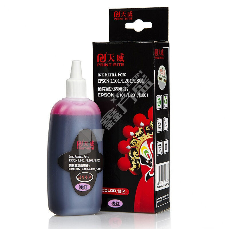 天威 Pr墨水 B 适用于epson L801 专用lm80ml 墨水 浅红色 B 适用于epson L801 专用lm80ml 墨水 单位