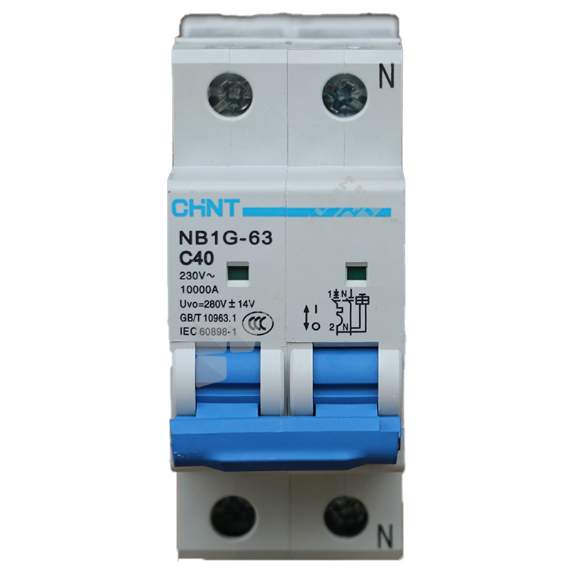 正泰 CHNT 小型断路器NB1G-63系列1P+N NB1G-63 1P+N C40 (单位:块)-融创集采商城
