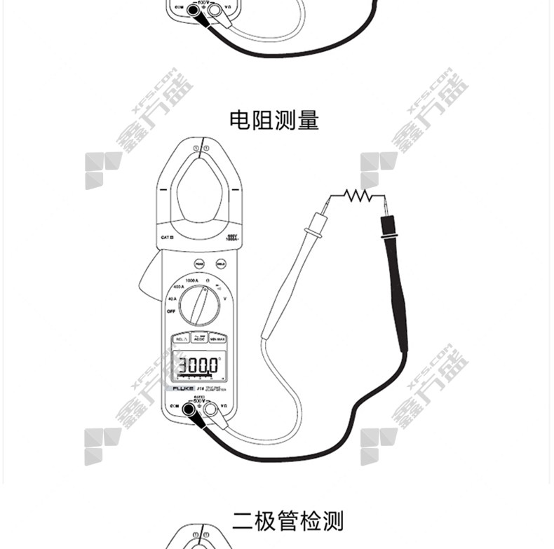 福禄克 FLUKE-312数字钳形表 FLUKE-312 (单位:台)-融创集采商城