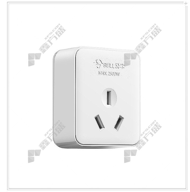 【公牛 明装式三孔 插座 GN-Z2 白色 10A多少钱】GN-Z2/白色/10A-鑫方盛