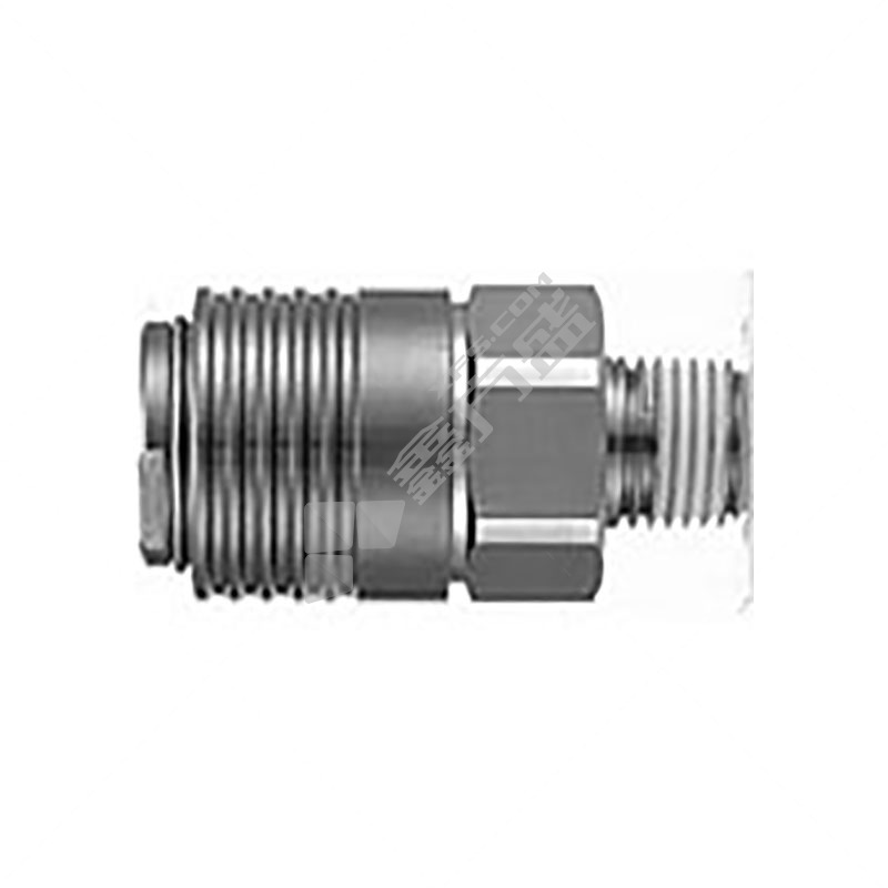 【SMC 不锈钢型外螺纹式插座带单向阀连接器 KKA6S-06M多少钱】KKA6S-06M-鑫方盛