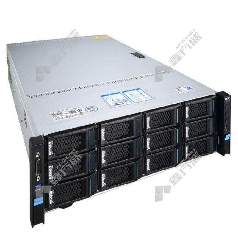 【浪潮 工业服务器 CS5280F3 2U机架式配置2颗 飞腾S5000C(2.1GHz，64C)配置64GB DDR4内存配置1块480GB 做为系统盘，2块 1.92 固态硬盘PM8204 ...