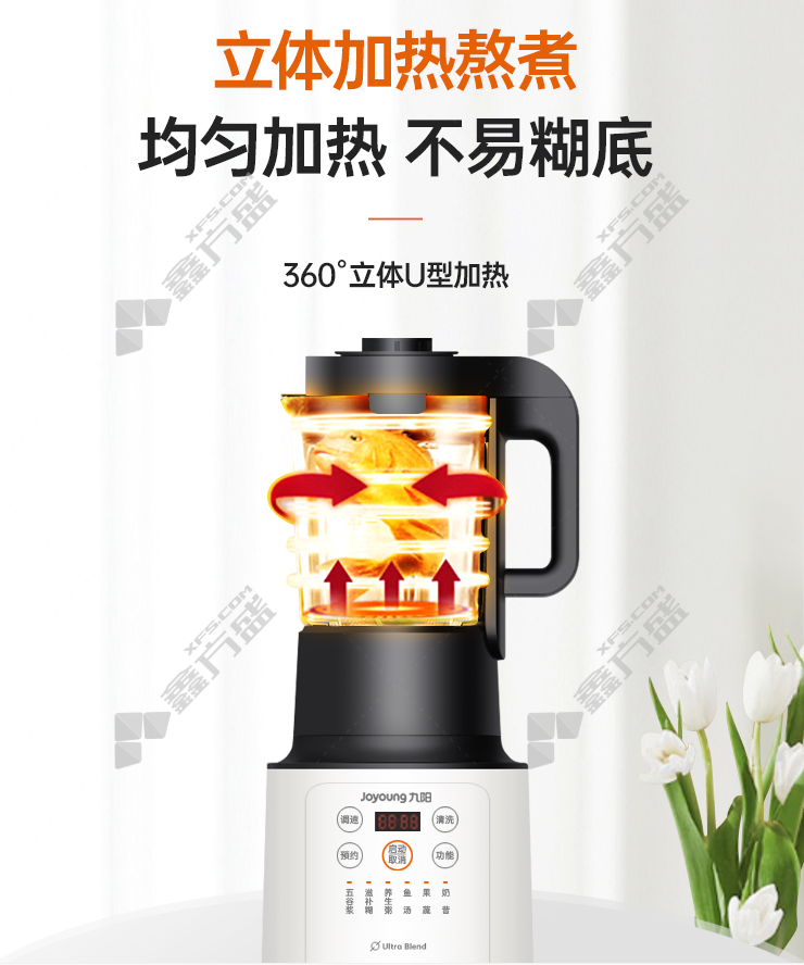 九阳高速破壁调理机 L18-Y22A 1000W (单位:台)-融创集采商城