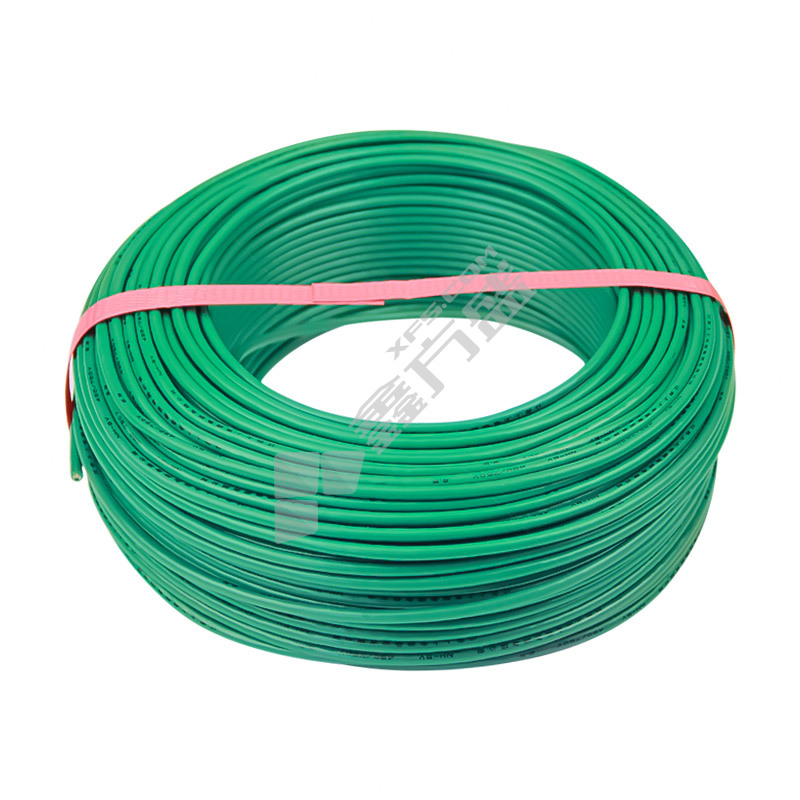 上上 阻燃塑铜线100米ZC-BV 6平方 绿 (单位:盘)-融创集采商城