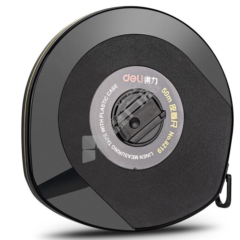 得力deli 皮卷尺 8219 黑色 50m (单位:把)-融创集采商城