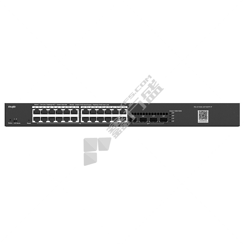 锐捷Ruijie 交换机RG-S2910-24GT4XS-E RG-S1930-8T2SFP-P (单位:台)-融创集采商城