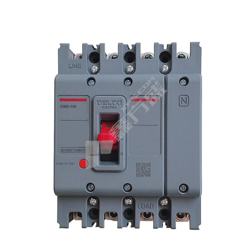 德力西DELIXI 塑壳断路器CDM3-100C 100A CDM3-100C/3300 100A 插入式板后接线 (单位:块)-融创集采商城