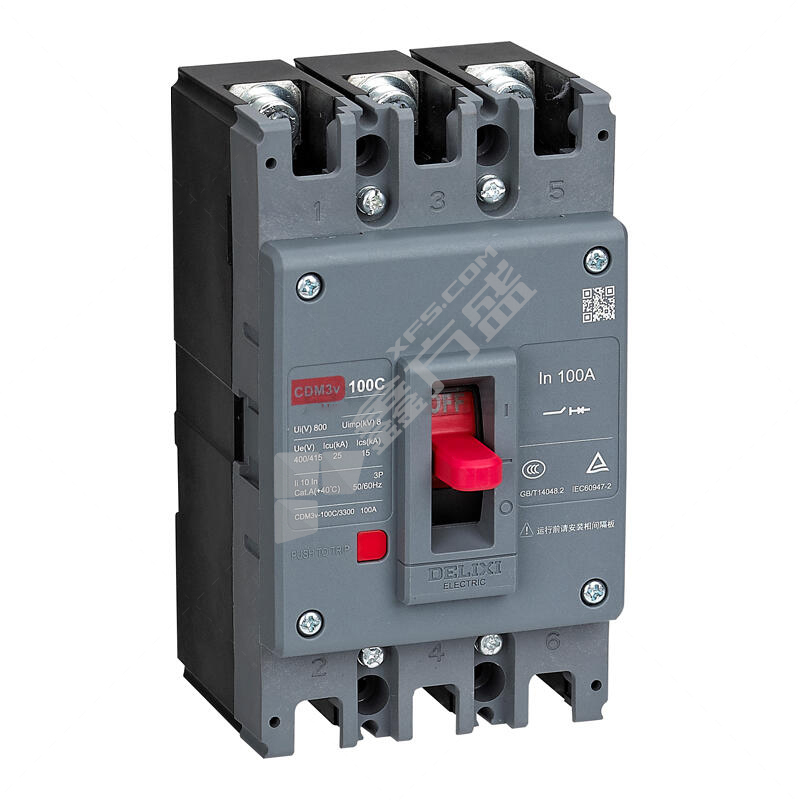 德力西DELIXI 塑壳断路器CDM3-63C 40A CDM3-63C/3300 40A (单位:块)-融创集采商城