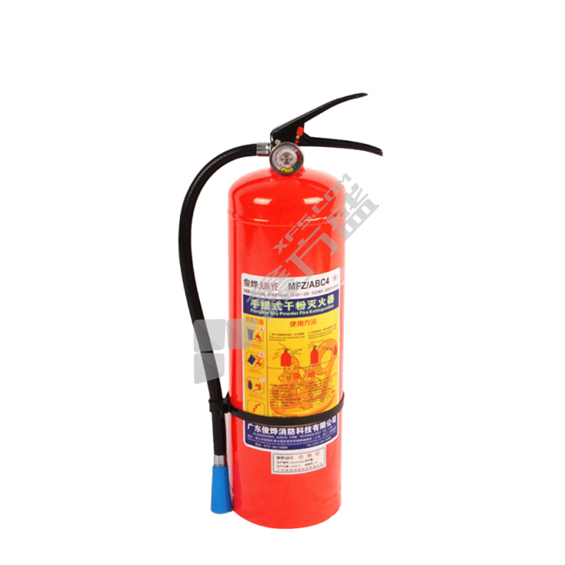 海浪 手提式干粉灭火器 MFZ/ABC3 3kg (单位:个)-融创集采商城
