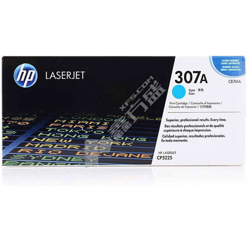 惠普HP 青色原装 LASERJET 硒鼓 307A CE741A 青色 CE741A 常规 (单位:支)-融创集采商城