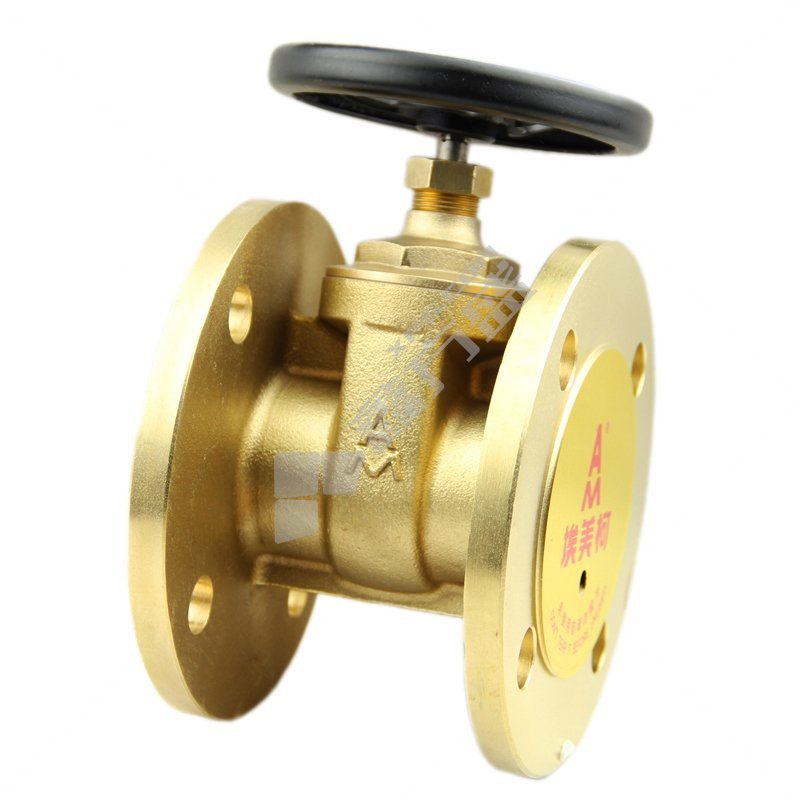 埃美柯 106黄铜法兰暗杆闸阀 Z45W-16T-DN80 PN16 (单位:个)-融创集采商城