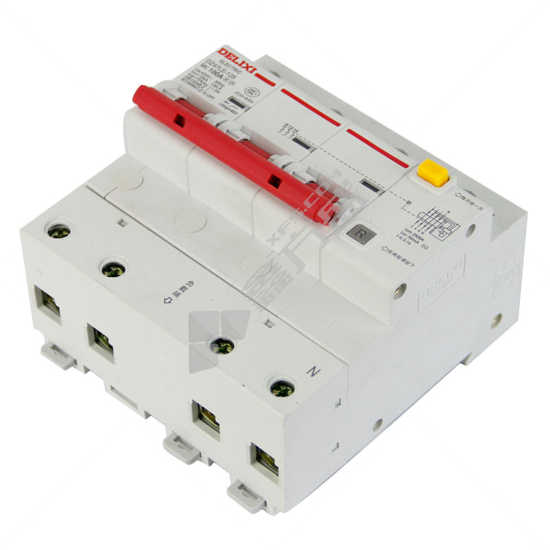 德力西DELIXI 小型漏电保护器DZ47LE-125系列3P+N DZ47LE-125 3P+N li(D) 80A (单位:块)-融创集采商城