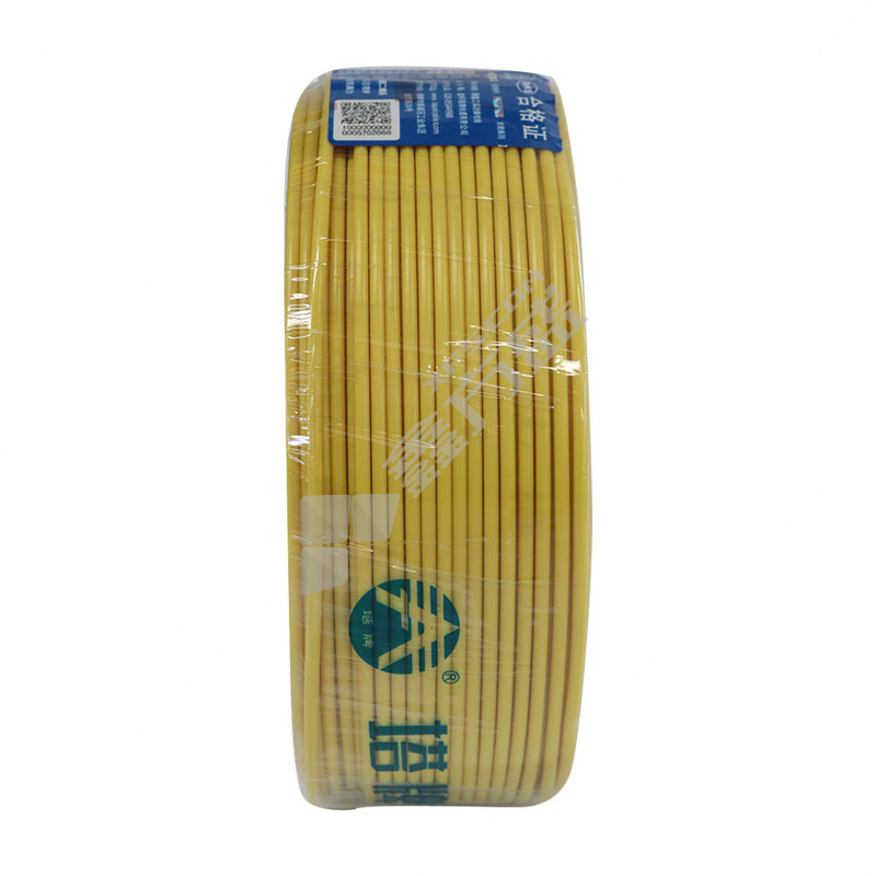 金杯 ZCBV阻燃塑铜线100m/盘 10平方 黄色 450/750V (单位:盘)-融创集采商城