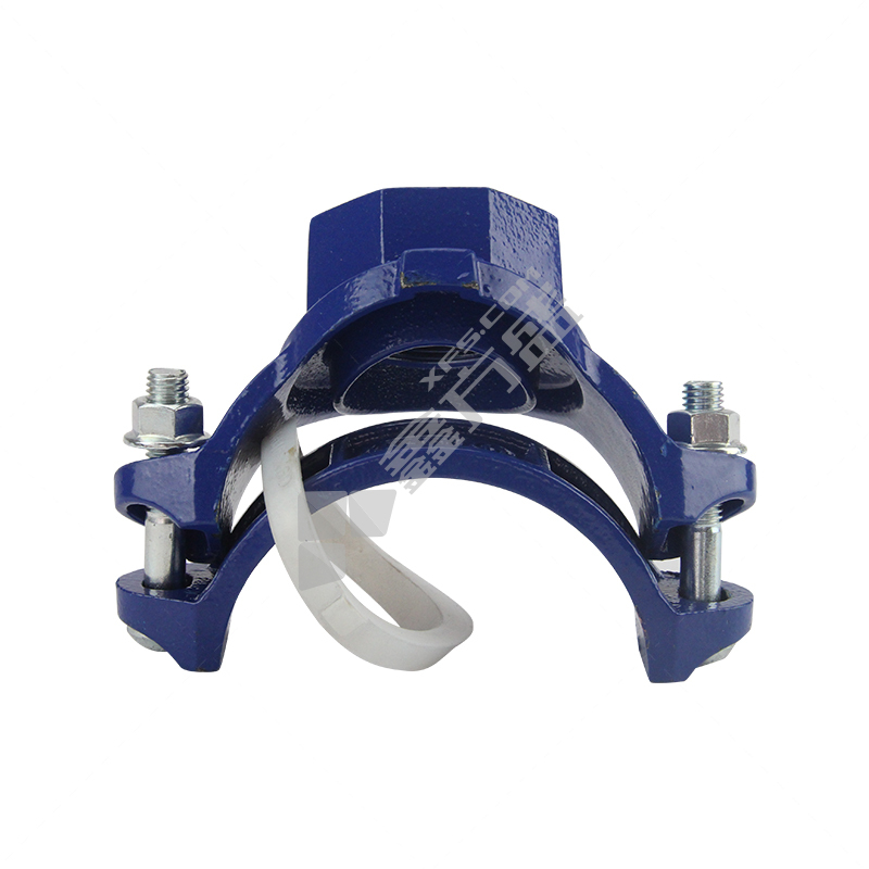 铂海 沟槽螺纹机械三通 内外涂塑蓝 DN80*50 φ89*60 蓝色 (单位:个)-融创集采商城